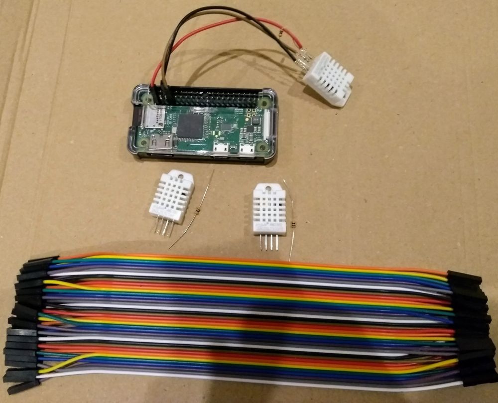 Raspberry Pi Zero Humidity Sensor Using Mqtt Part 1
